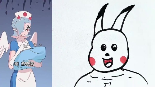 比卡丘的不同画法,简笔画,一起学画画