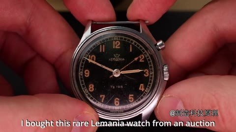 修复稀有瑞典军用手表