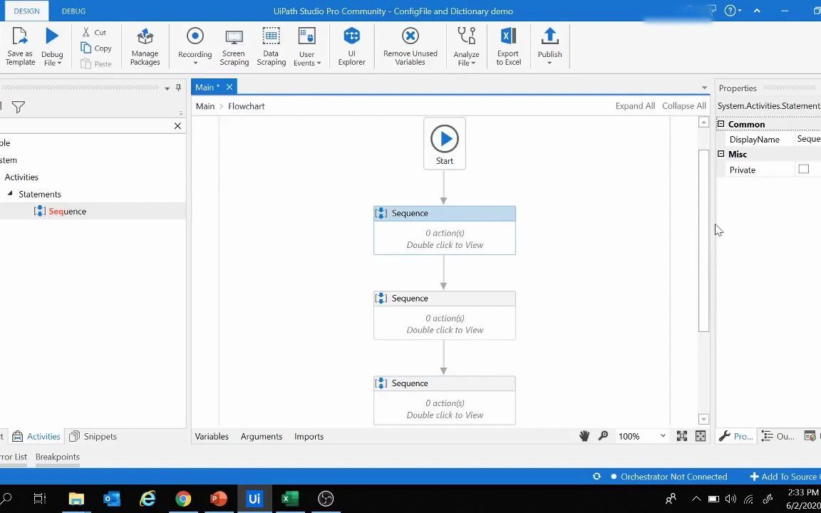 UiPath Tutorial 16 - Read data from Config File _ Write Config File ...