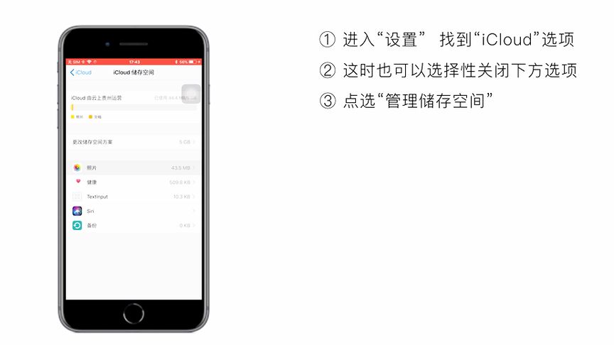 iPhone 提示“iCloud储存空间将满”怎么办?