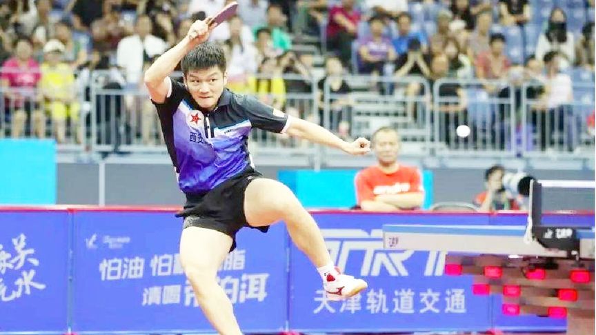 乒坛排名第一的”小胖“樊振东-慢动作下的暴力美学