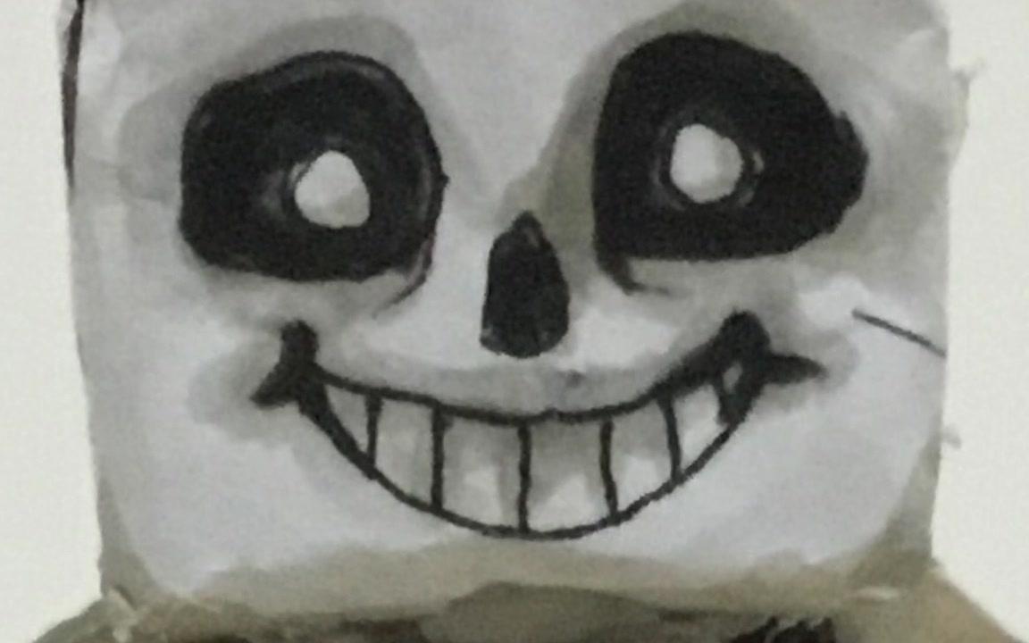 [UNDERTALE]自己做一个可动的sans手办?!