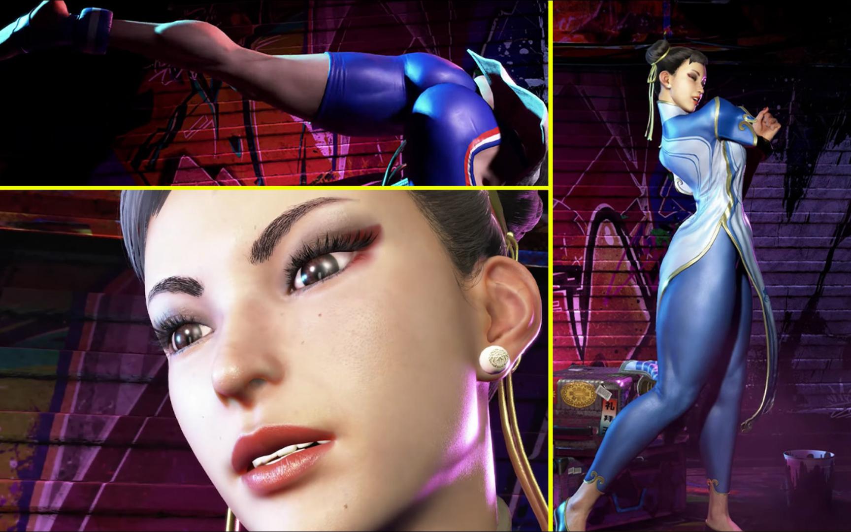 街霸6好身材的女性角色:韩蛛俐、漫侬、嘉米、春丽