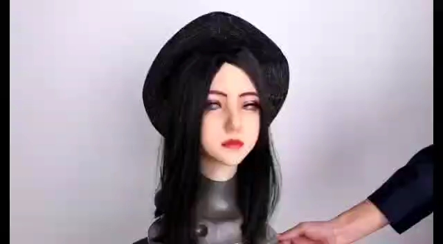 二次元动漫好逼真硅胶面具头套
