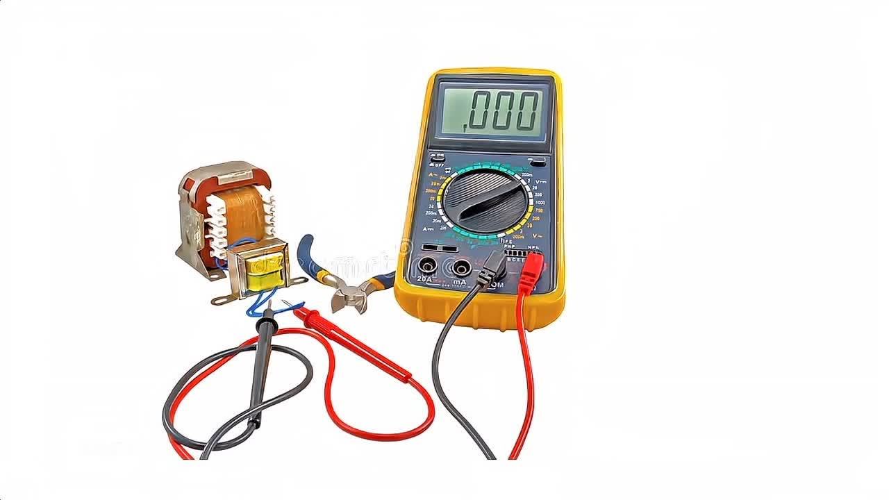万用表测量变压器的好坏,电压法加电阻法,对照实物给.