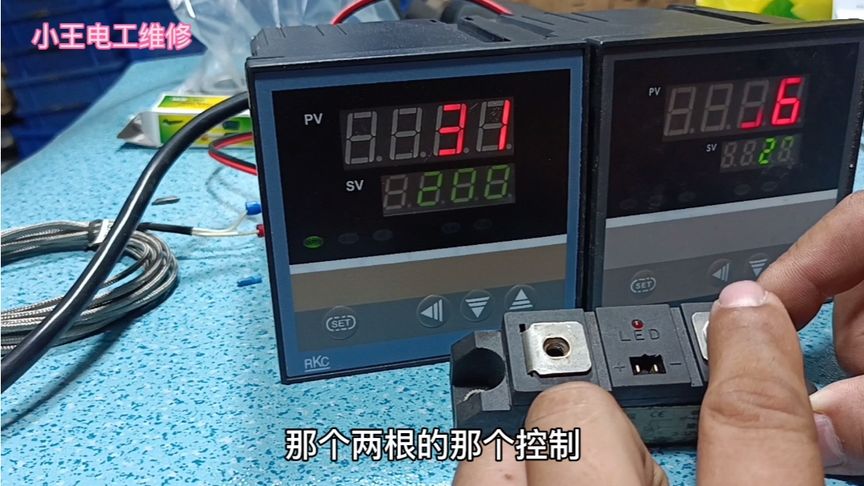 Rkc温控表内部最高温度设置,接线和控制方式讲解。
