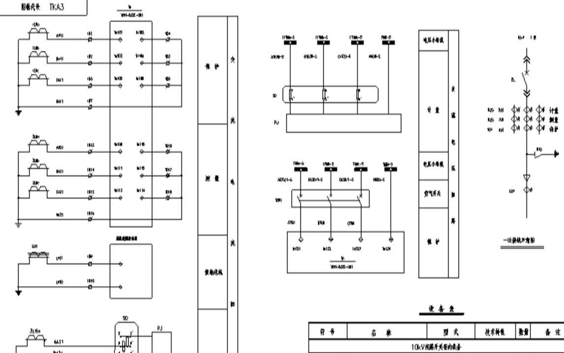 10kV线路电流电压回路