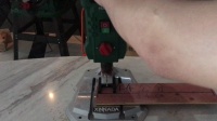 看木工方孔钻头怎么用安徽省马鞍山市新纳达Z1350木板钻孔.MP4