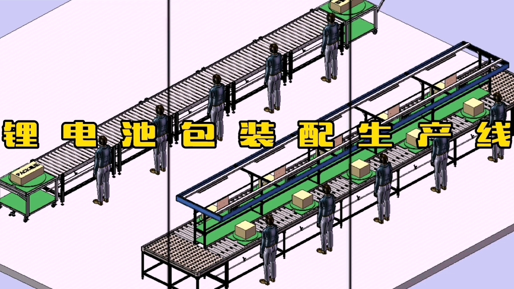 磷酸铁锂电池生产线,新能源pack包组装线,房车锂电池装配线 手推式...