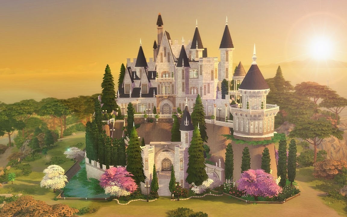 【模拟人生4速建|搬运】Windenburg Castle by MTsims