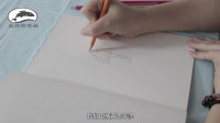 画一个美美的萌萌的小雨伞, 教小朋友简笔画, 简单的绘画涂鸦一起来学