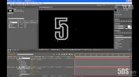 【5DS实训原创教程】AE制作三维文字特效动画