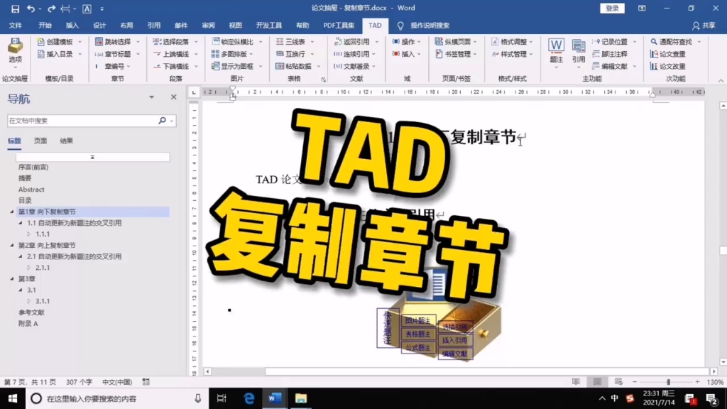 Word插件-复制章节