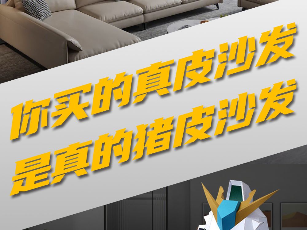你买的真皮沙发是真的猪皮沙发