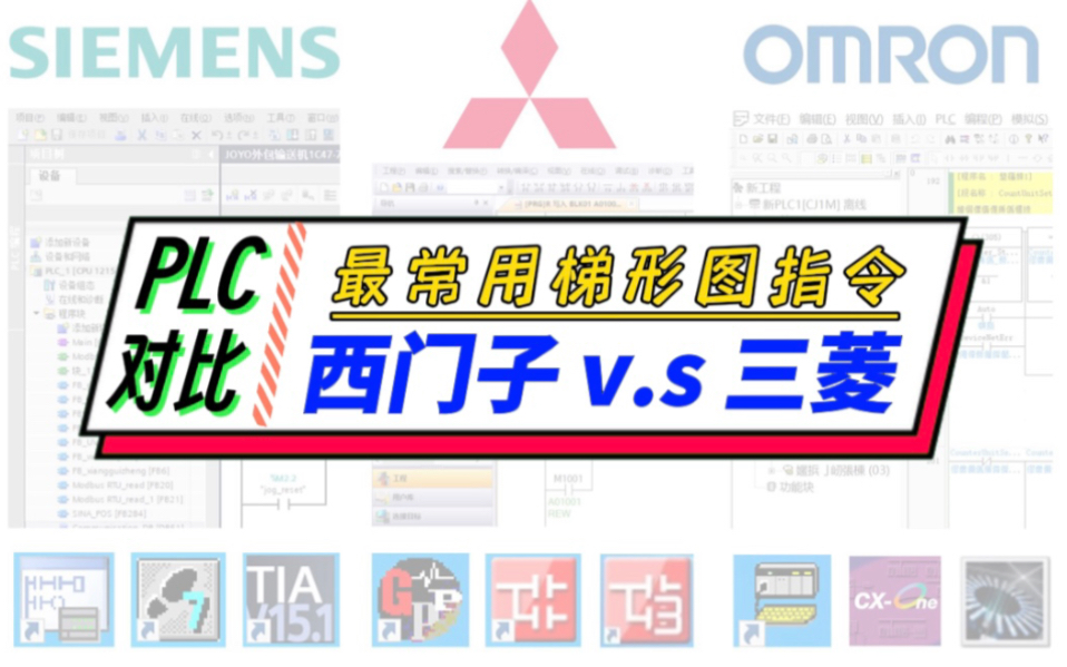西门子 VS 三菱,先学哪种PLC?