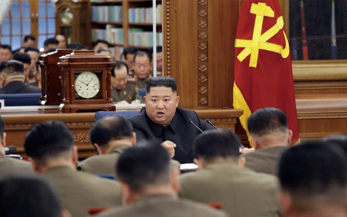 金正恩主持朝鲜中央军委扩大会议 特殊会议室罕见曝光