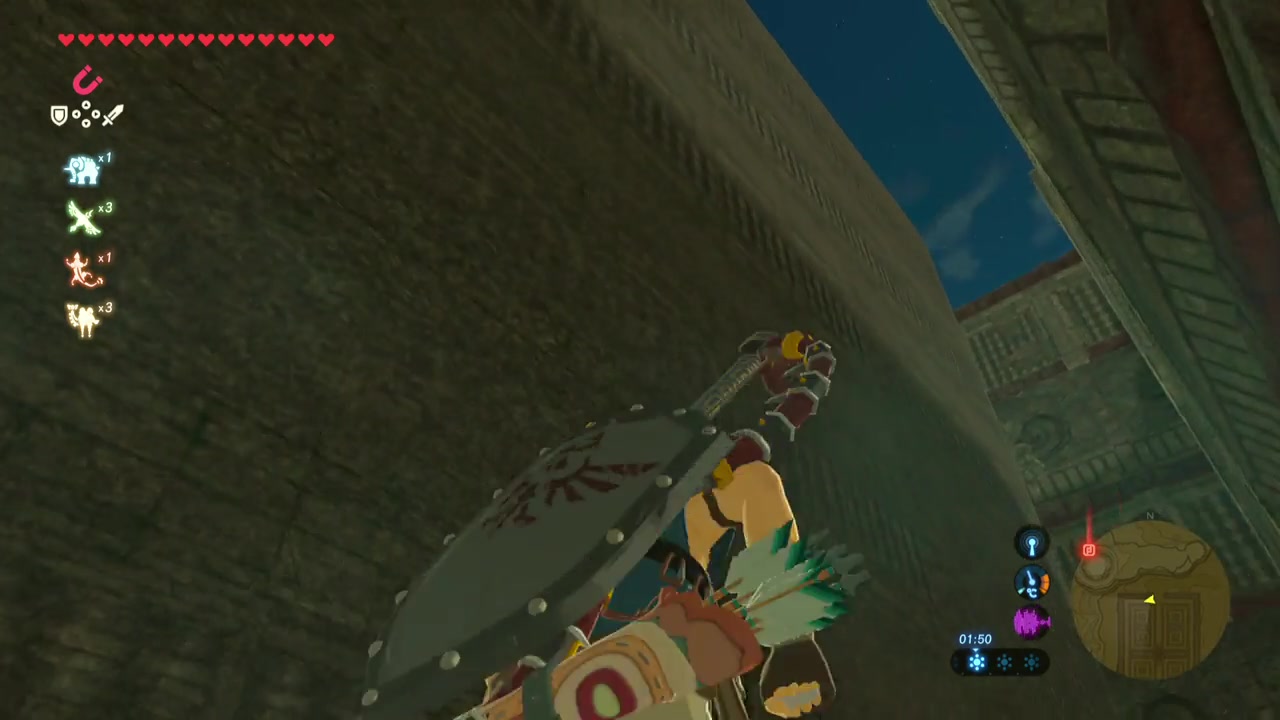 塞尔达传说 荒野之息 冒险之旅 第22日 收集材料 升级野蛮人套装