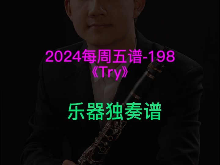 《Try》单簧管 长笛 萨克斯 双簧管 巴松 大管 英国管 小提琴 中提琴 大...