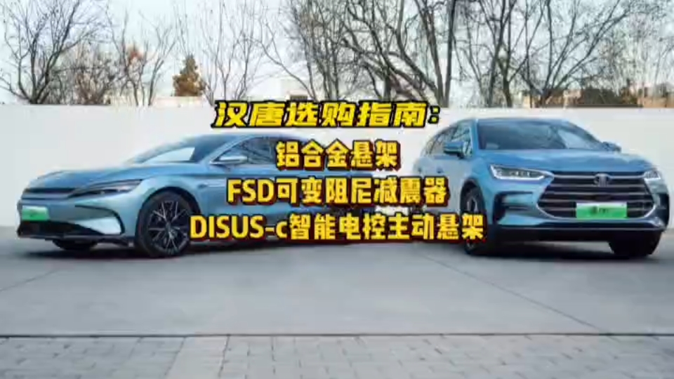 ...指南:铝合金悬架、FSD可变阻尼减震器、DISUS-C智能电控主动悬架