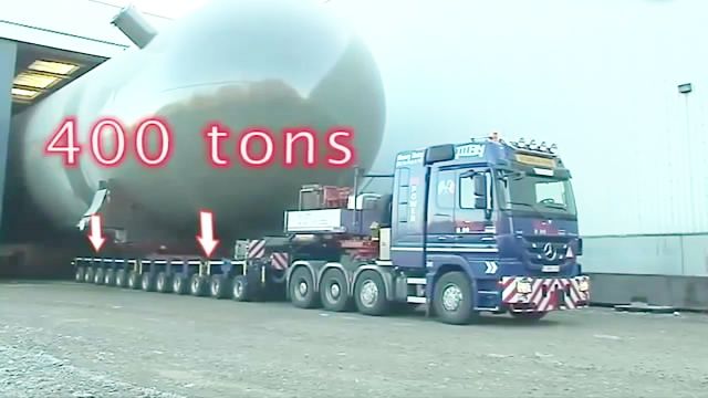 这些超级大卡车,轮子N多,运力惊人