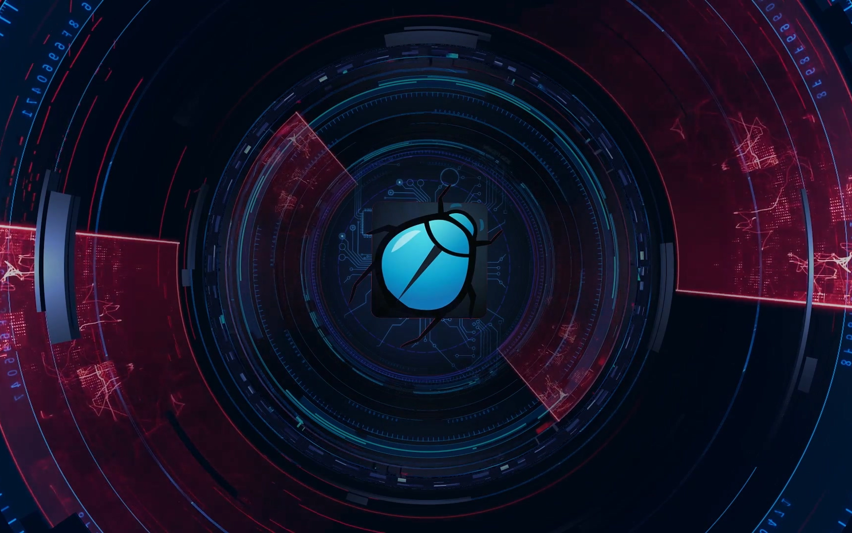 AE模板-雷达扫描高科技机械特效的动态LOGO片头模板动态徽标视频...