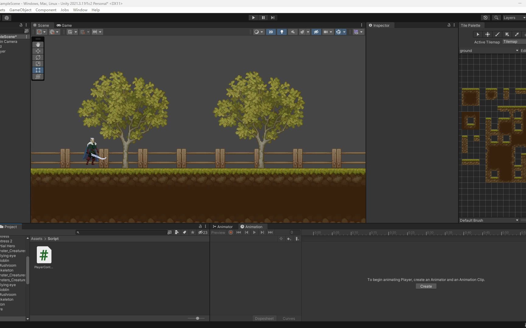 【Unity2D教程】五、Idle动画以及Animation的基本讲解