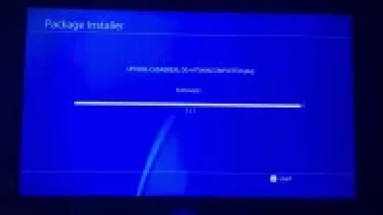 PS4 5.05破解视频 安装PKG游戏