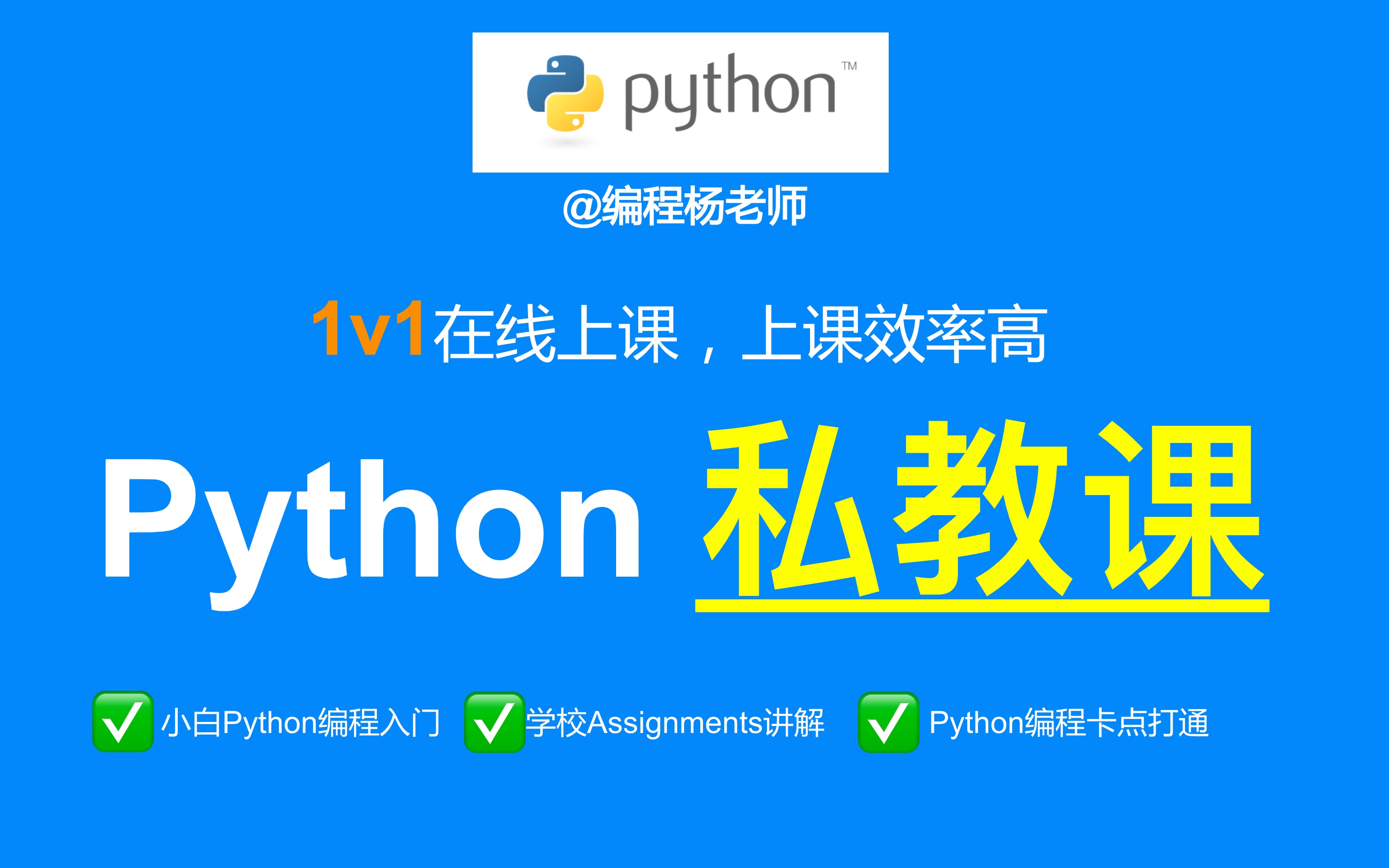 Python在线1v1私教课实录片段(招生啦!)