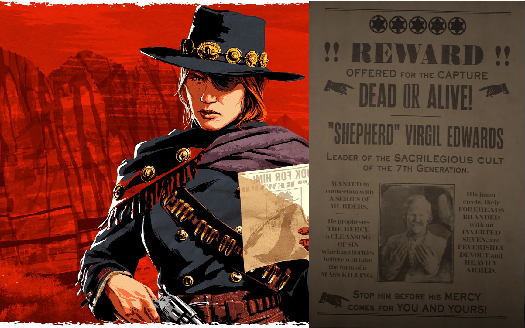 【荒野大镖客2 在线模式】五星传说通缉 “牧羊人”维吉尔