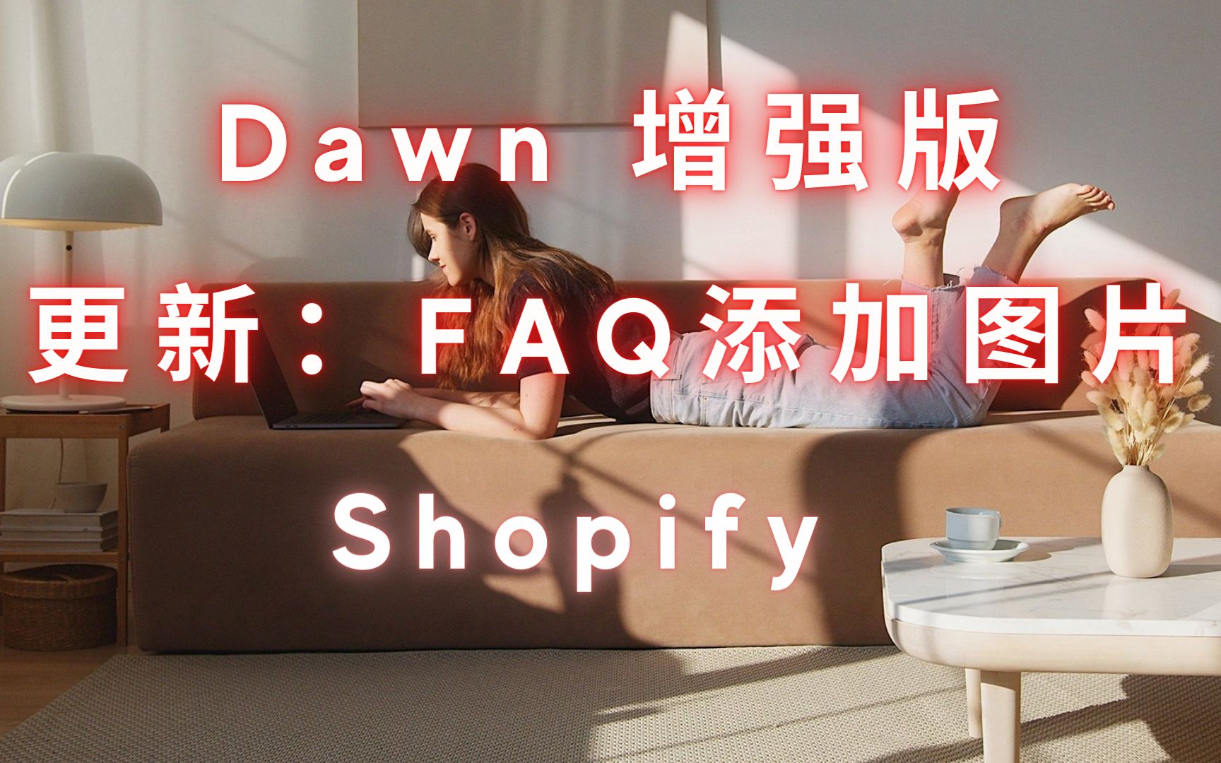 第 132_2 期 Shopify Dawn 增强版更新介绍 折叠 FAQ 支持图片添加