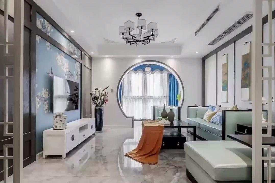 中国传统元素与现代设计审美融合在一起,现代简约的新中式家具,方圆...