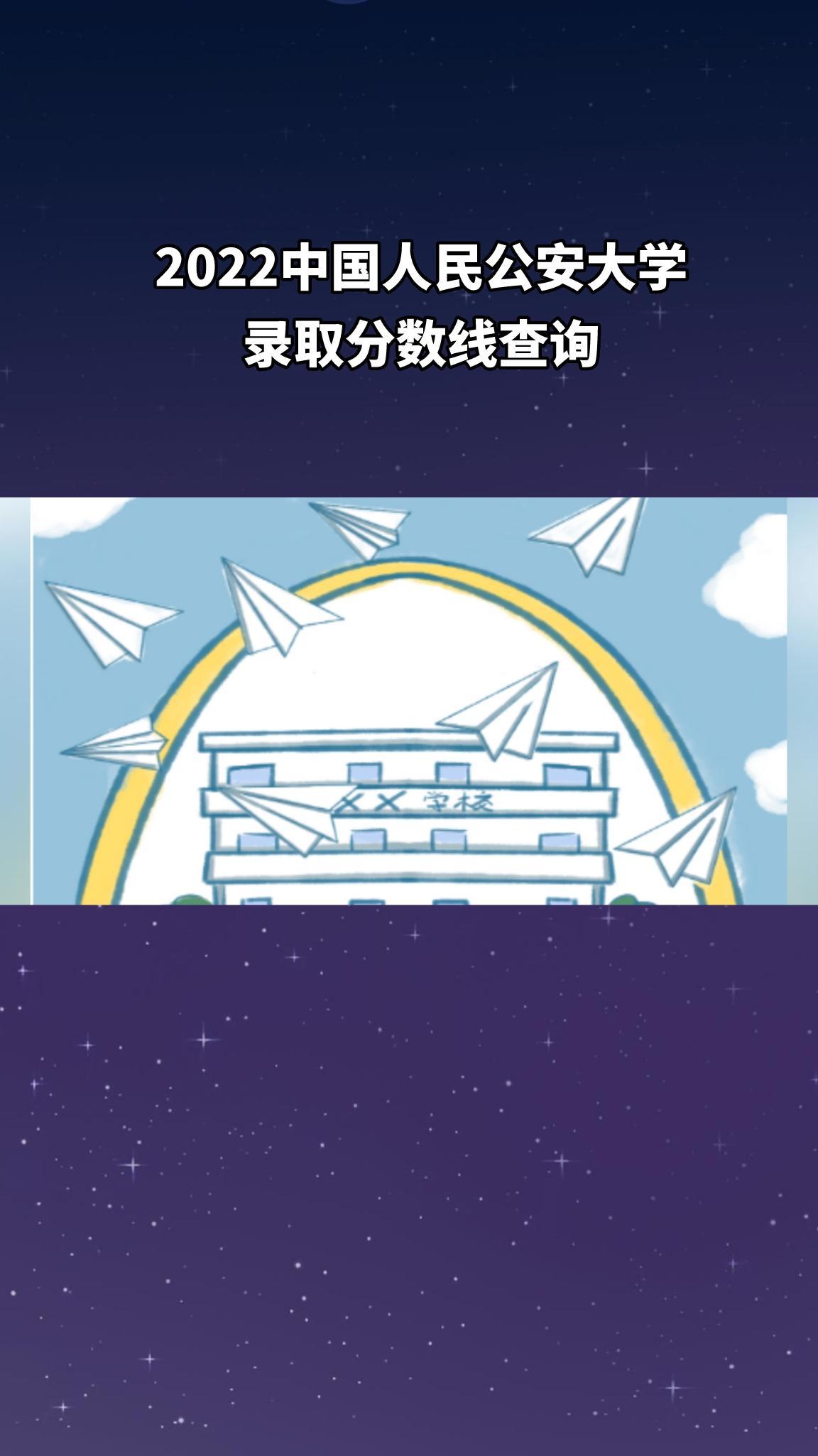 .中国人民公安大学录取分数