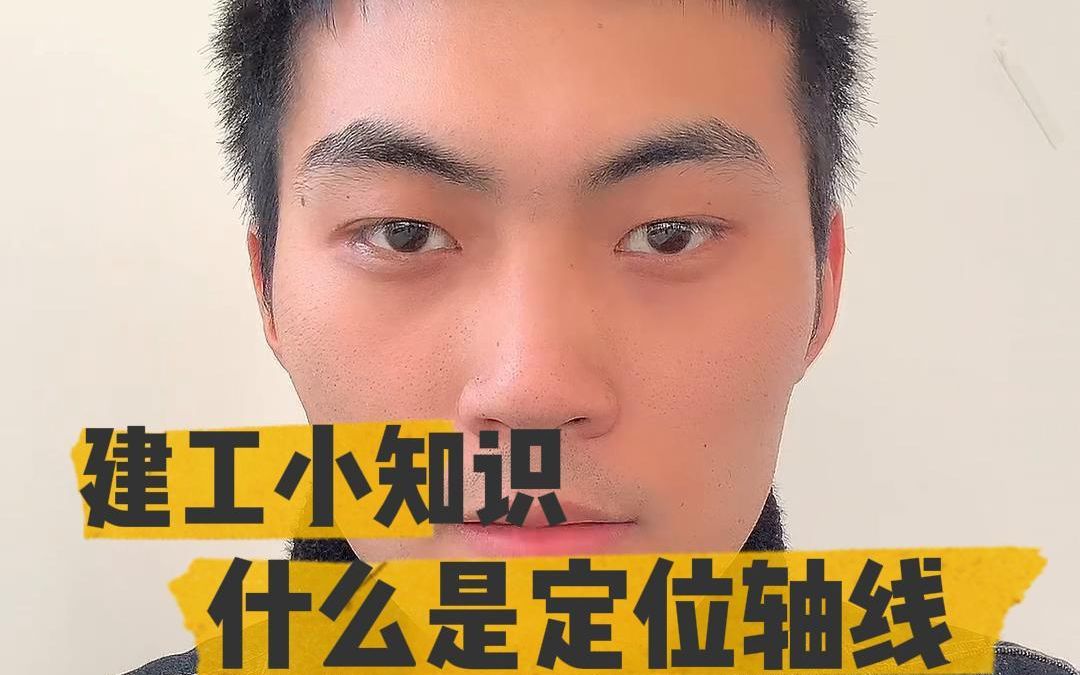 苏州土建实操学习_什么是定位轴线