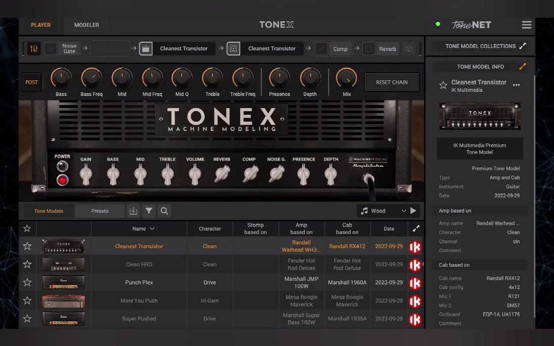 未来的吉他效果器的新方向- AmpliTube TONEX