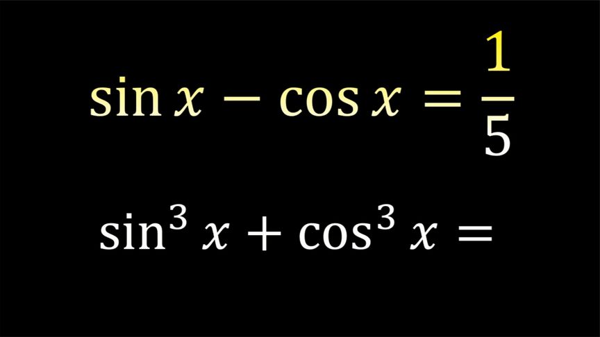 利用三角函数方程求解sin^3⁡ݑ�+cos^3⁡ݑ�的值