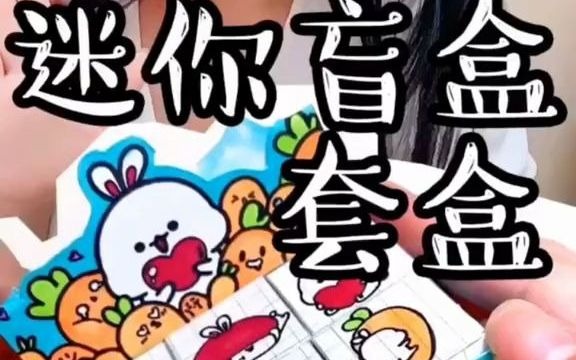 自制迷你盲盒套盒