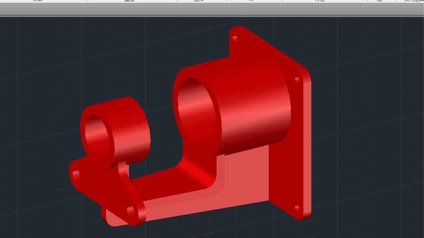 CAD机械设计,CAD三维制图,CAD3D设计(第多段)共4段
