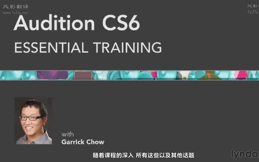 【中文字幕(海外版)56集全学会Audition ,Au零基础教程一套搞定、高清...