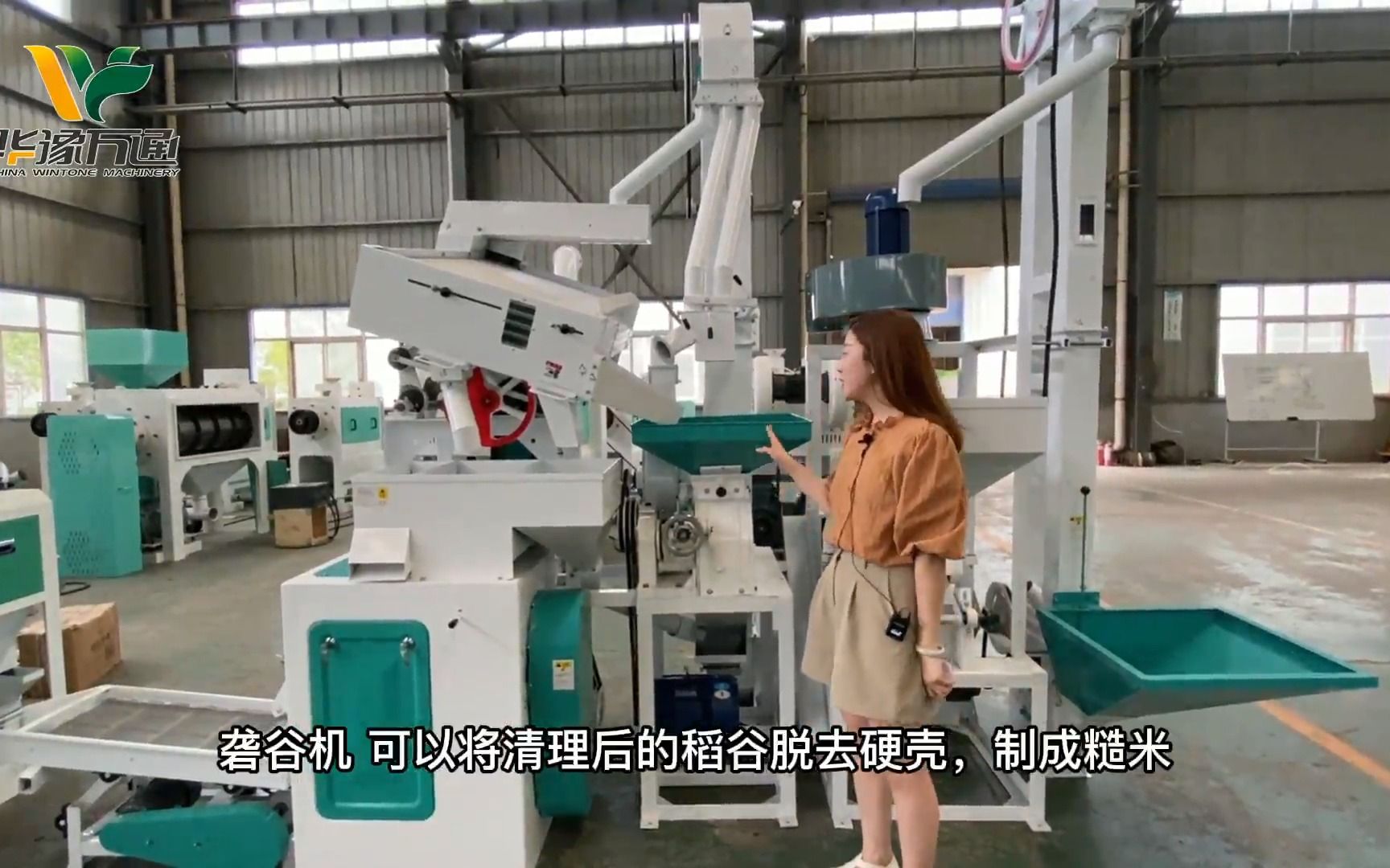 15吨大米加工机组现场实拍