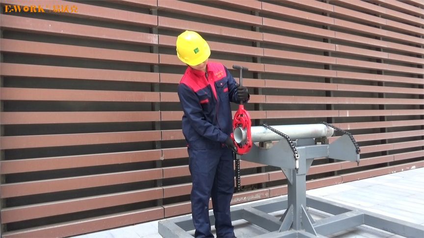 铰接式手动切管机 冷切割管子割刀操作视频