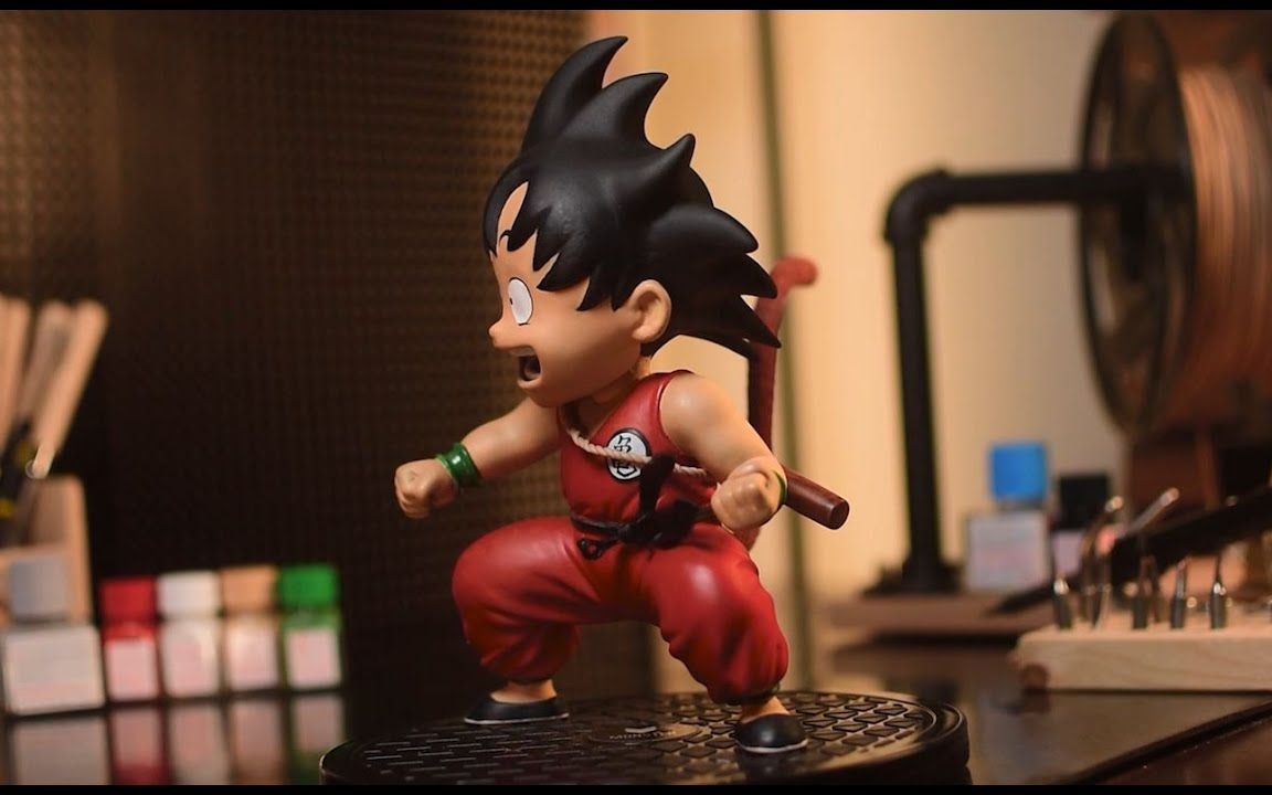 【手工】油管手工 用3D打印笔制作一个七龙珠的少年孙悟空