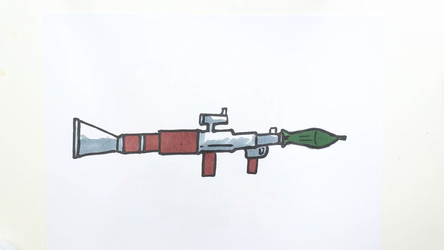 RPG火箭筒怎么画
