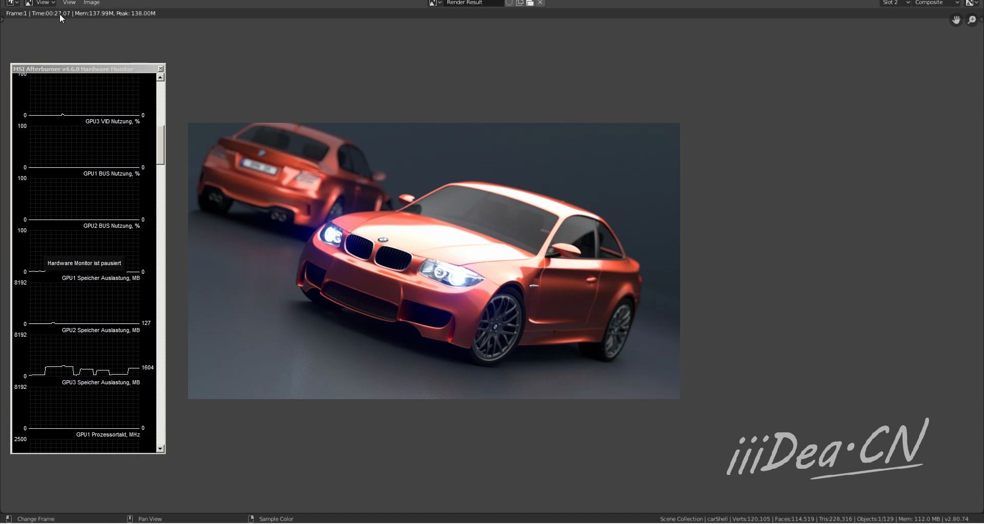 Blender 2.83集成定制版E-cycles 2020渲染器视频演示教程