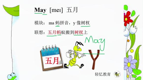 月份季节单词有趣的记忆法,巧记一到12月的顺口溜英语