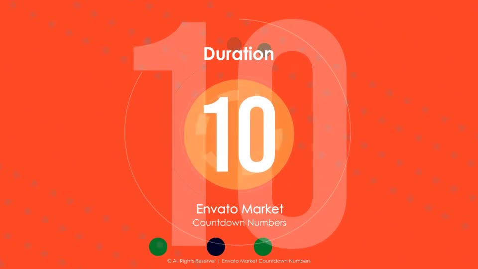 数字倒计时TOP10排行榜AE模板 热门榜单数字编号