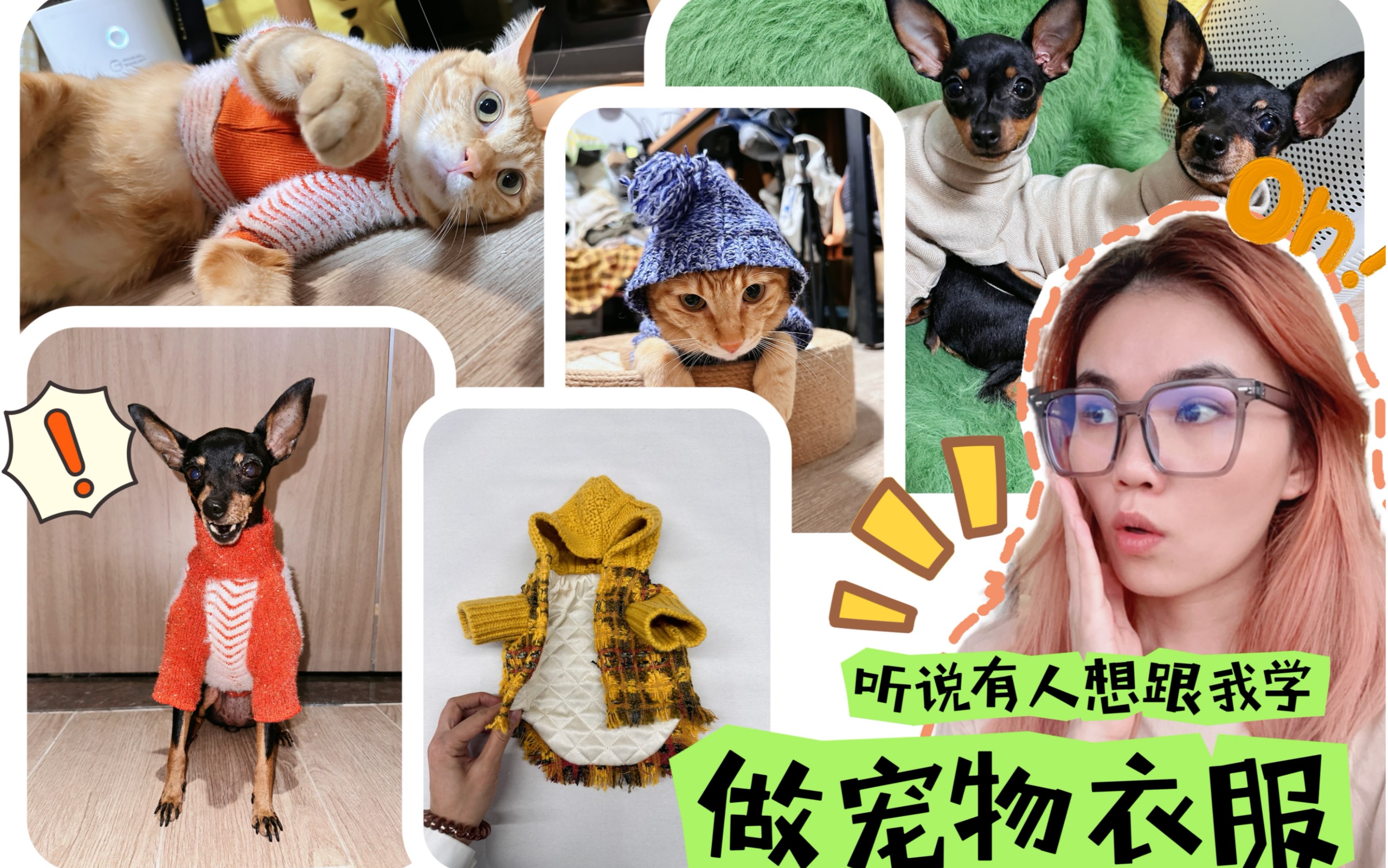 手把手教你做宠物衣服~旧衣改造变狗子新衣