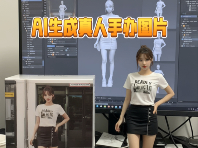 AI生成真人手办图片,20秒搞定,免费免注册