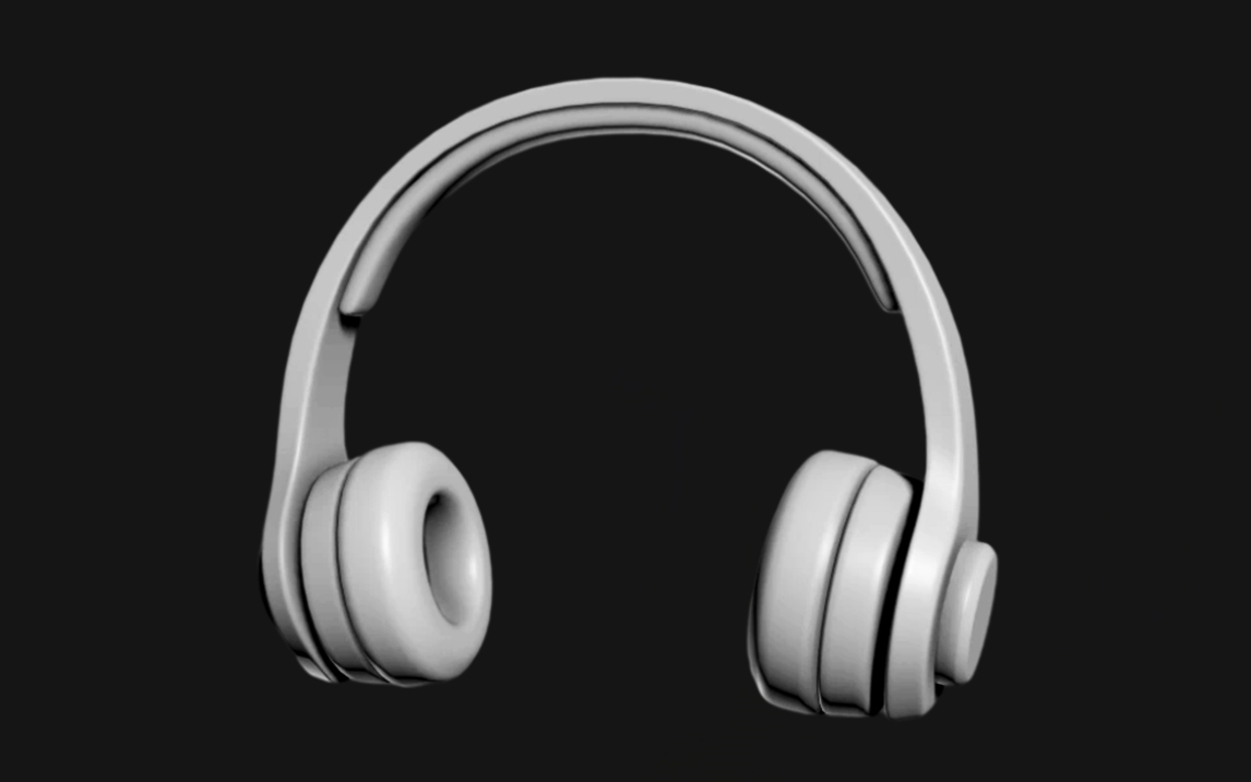 【3DMAX】零基础入门案例—耳机模型制作详细教程