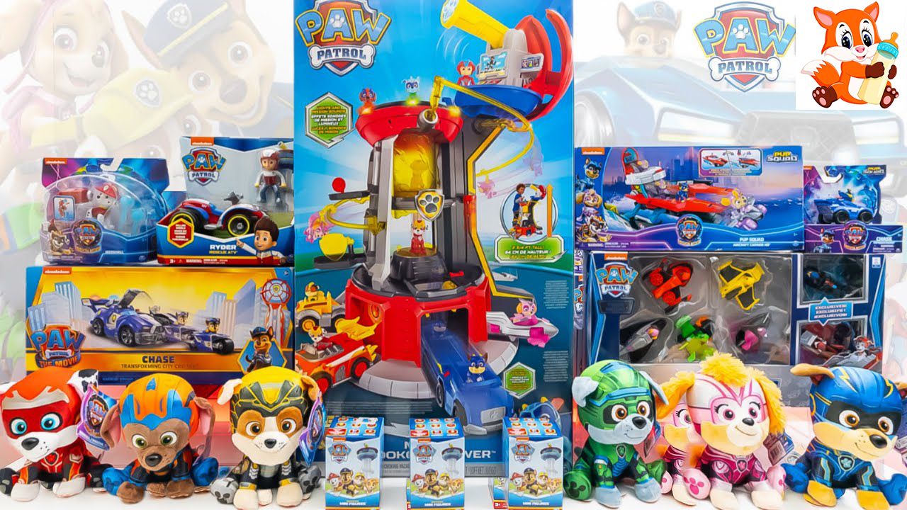 汪汪队立大功威力狗基地、超能狗狗玩偶集合!