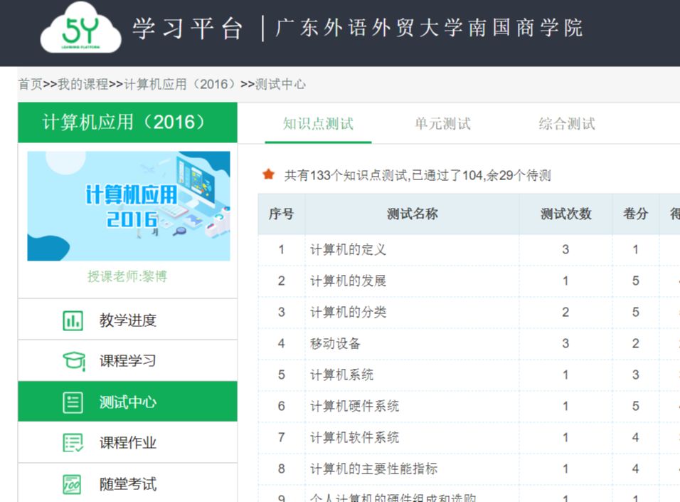 2023版excel单元测试一